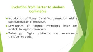 Fundamentals of Commerce - UNIT Definition of Commerce Importance’s of ...