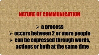 Fundamentals of communication | PPTX