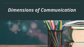 Fundamentals of Communication and Its Dimensions.pptx