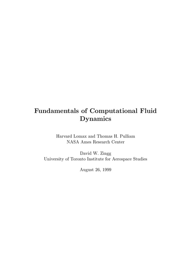 Fundamentals Of Computational Fluid Dynamics Pdf