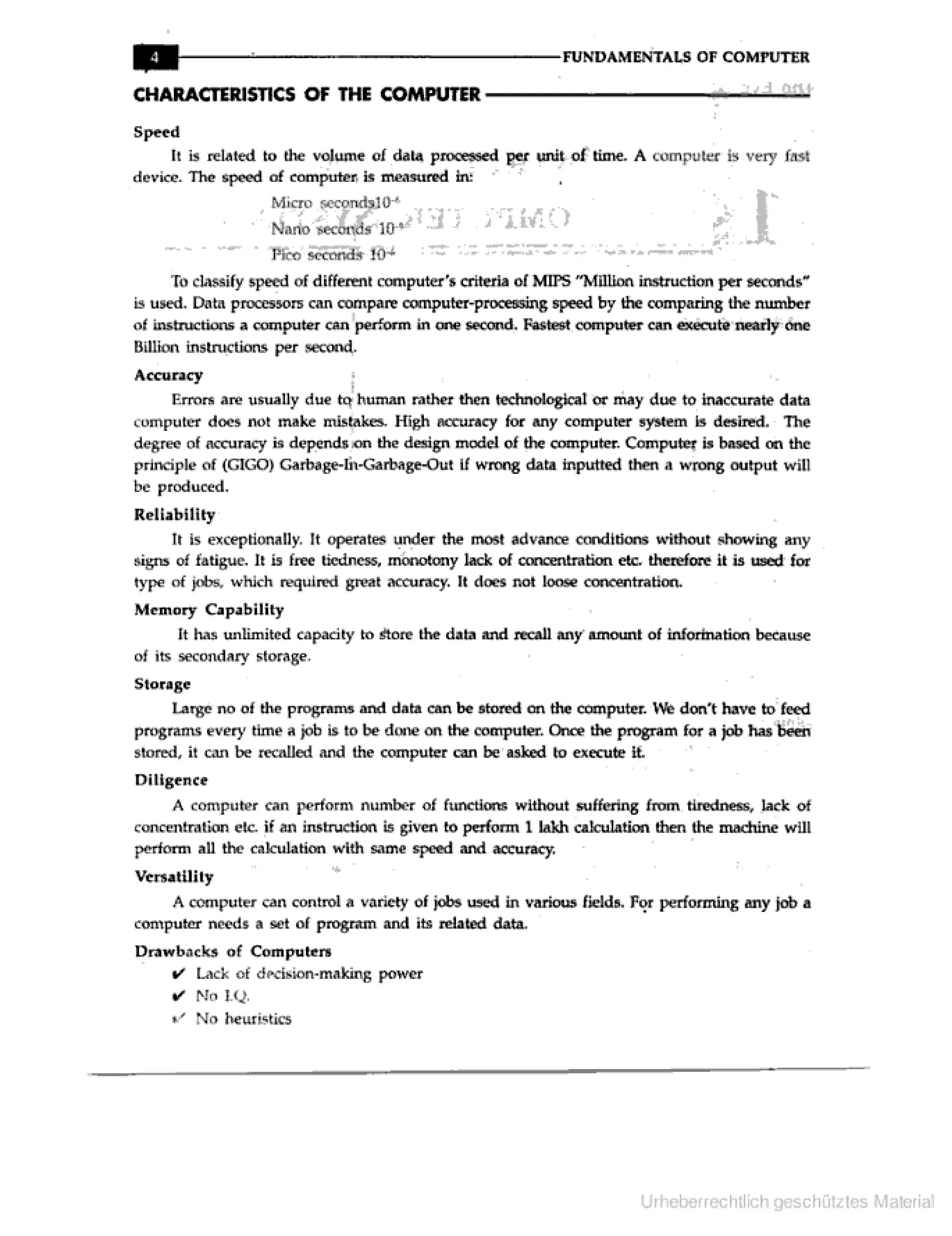 Fundamentals of computer | PDF