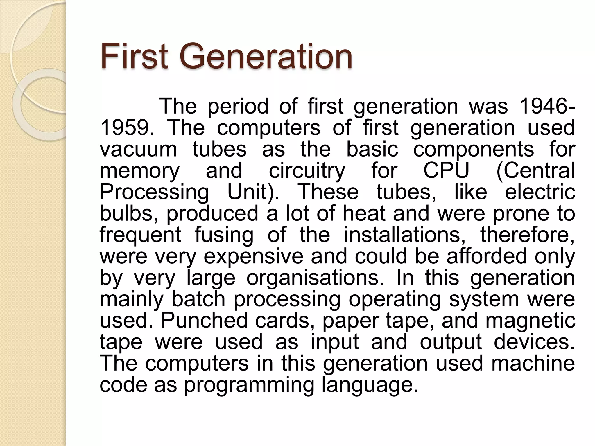 Fundamentals of computer | PPTX
