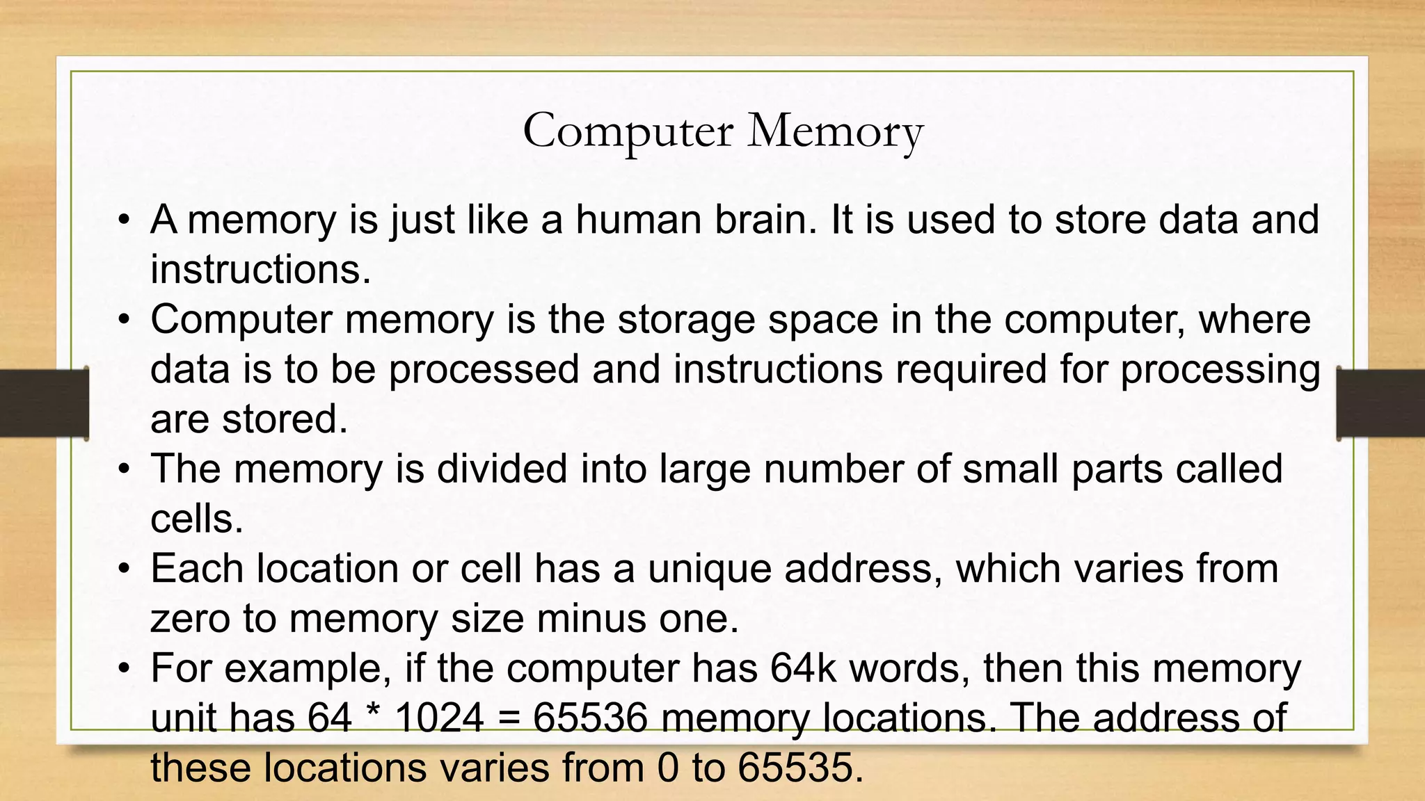 Fundamentals of computer | PPT
