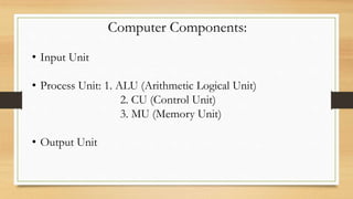 Fundamentals of computer | PPT