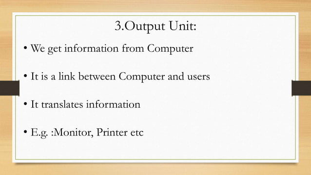 Fundamentals of computer | PPT