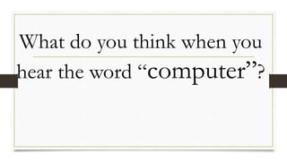 Fundamentals of computer | PPT