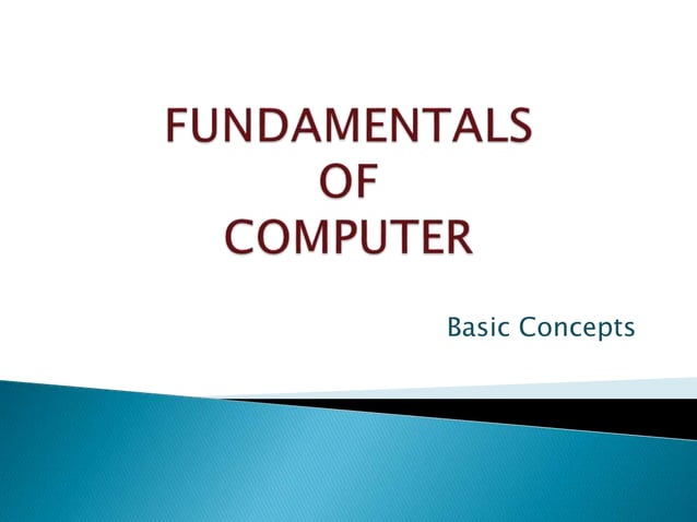 Fundamentals Of Computerpptx 