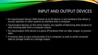 Fundamentals of computer Part 1 | PPTX