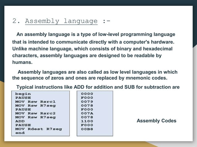 Programming languages.pptx | Programming Languages | Computing