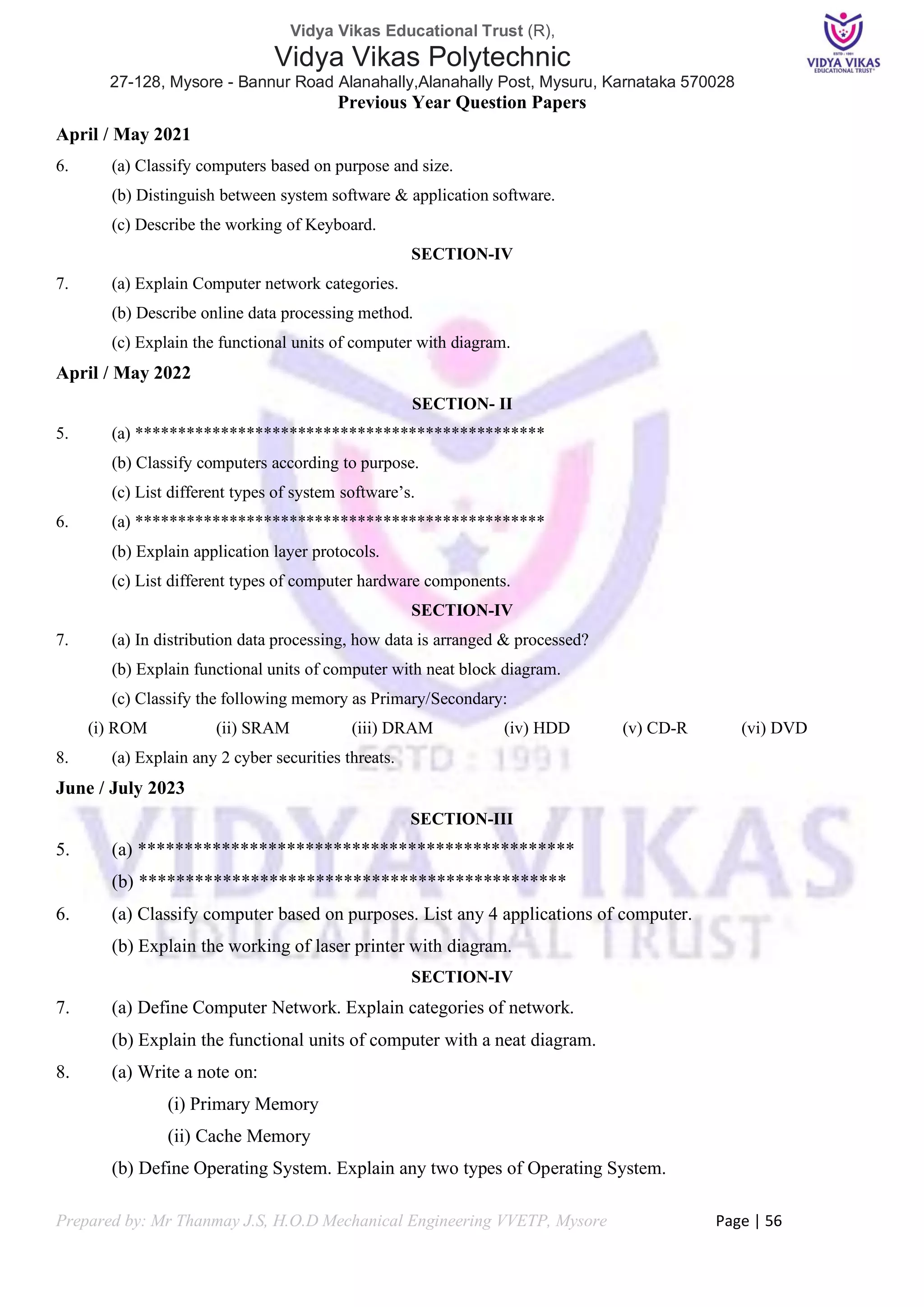 Fundamentals of Computer 20CS11T Chapter 3.pdf