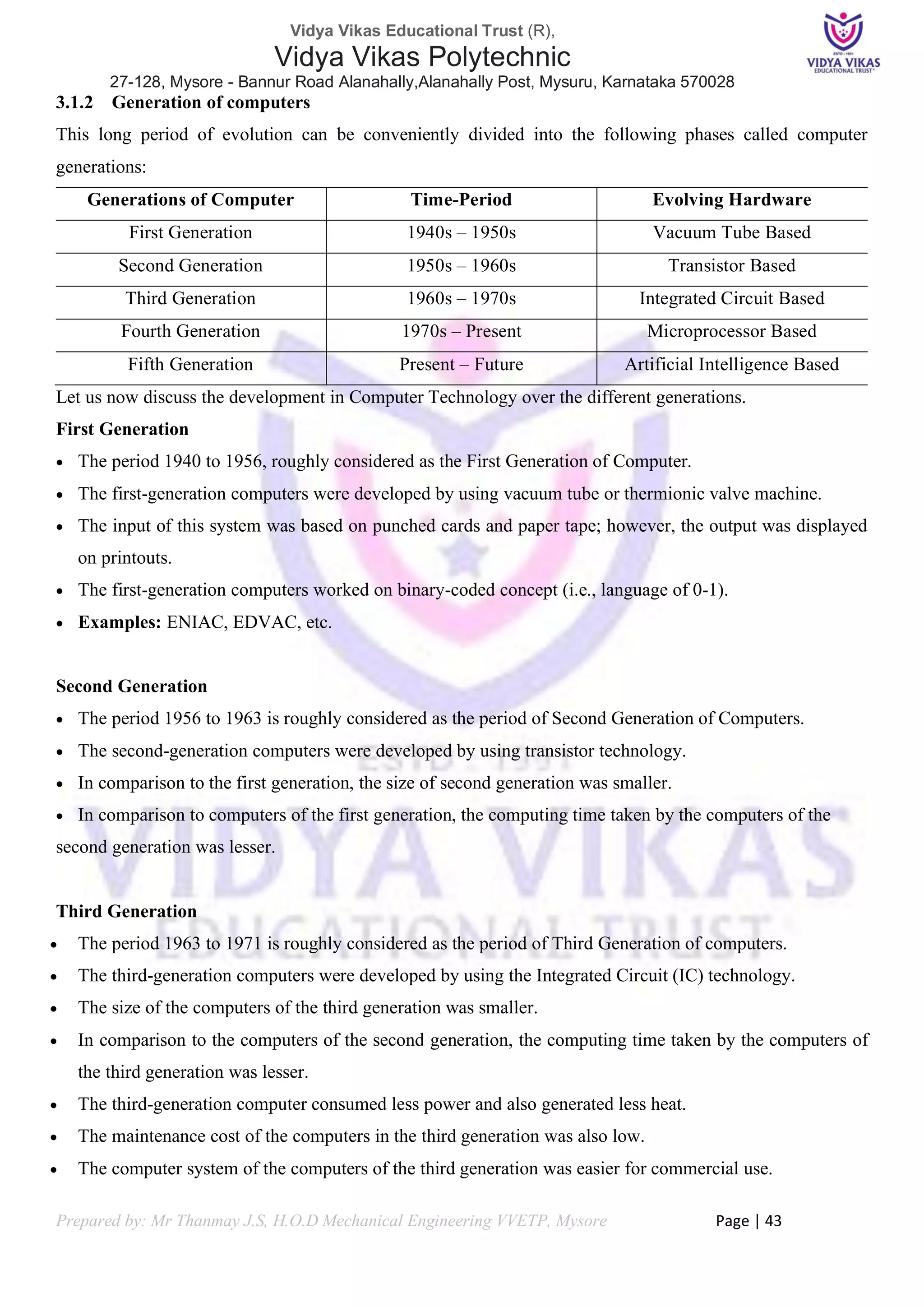 Fundamentals of Computer 20CS11T Chapter 3.pdf