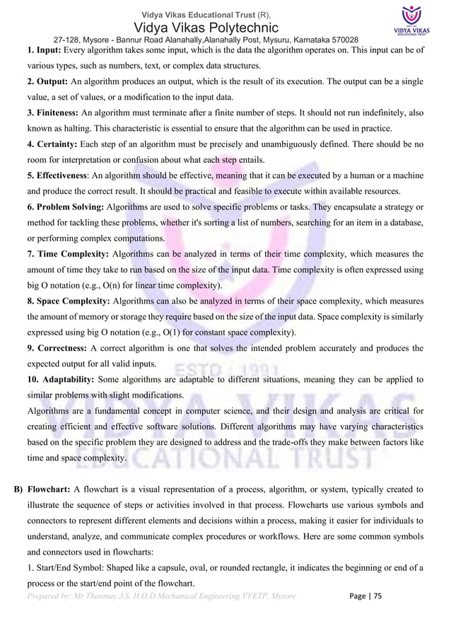 Fundamentals of Computer 20CS11T Chapter 5.pdf | Programming Languages | Computing