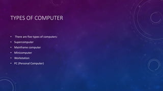 Fundamentals of computer and information system(unit 1) | PPT