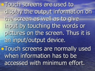 Fundamentals of computer output devices | PPT