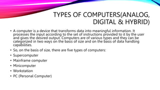 Fundamentals of Computer Part 2 | PPT