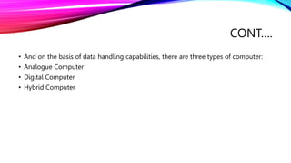 Fundamentals of Computer Part 2 | PPTX