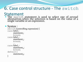 Fundamentals of computer programming by Dr. A. Charan Kumari | PPT