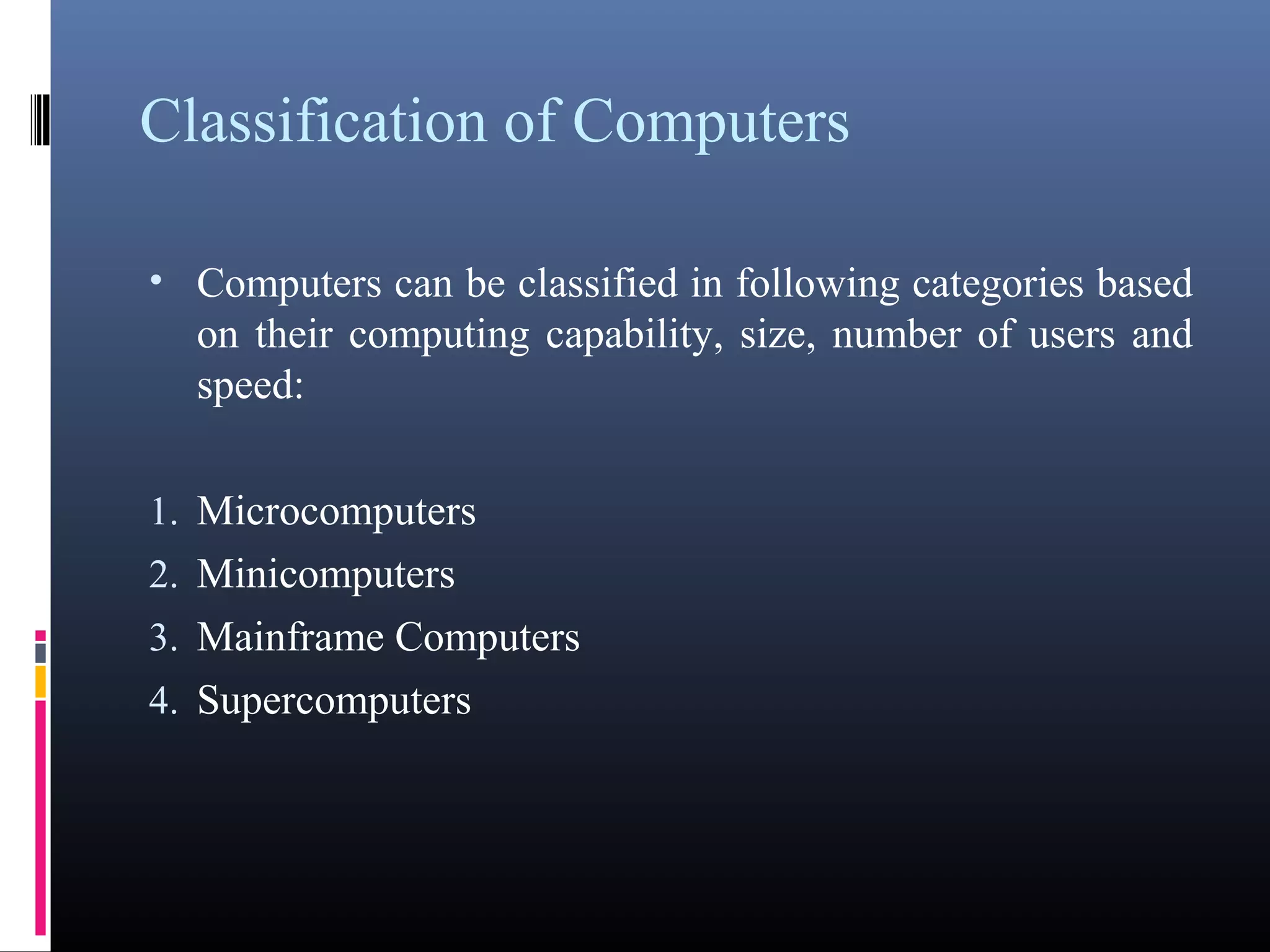 Fundamentals of Computers | PPT