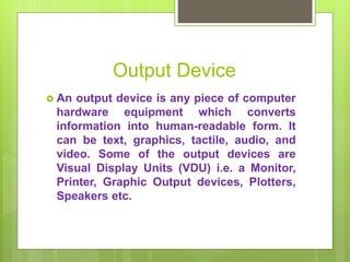 Fundamentals of computers | PPT