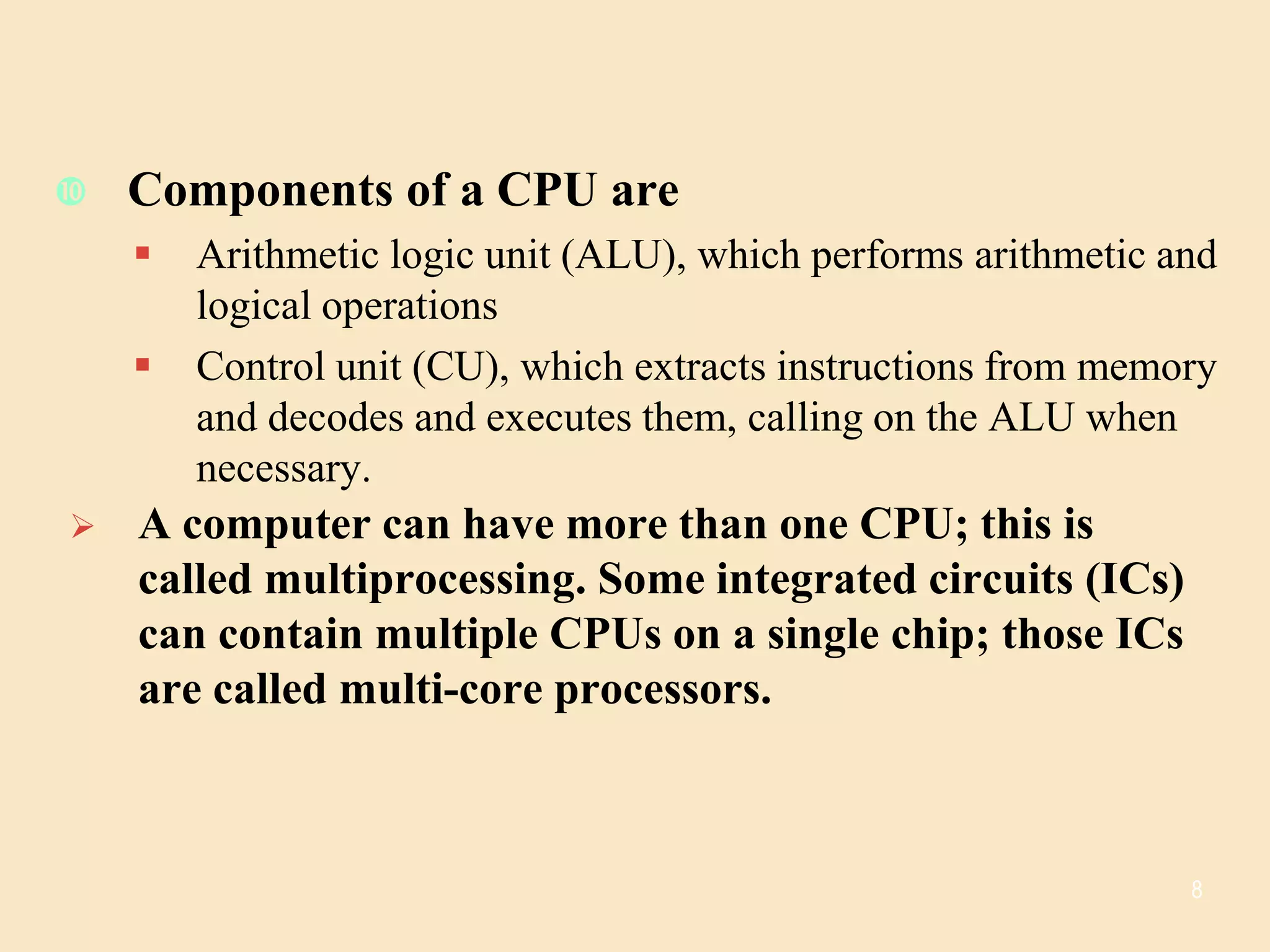 Fundamentals of computers | PPTX