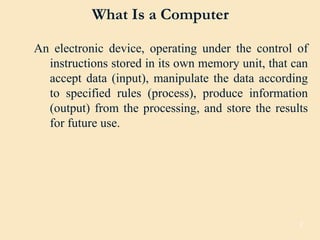 Fundamentals of computers | PPTX