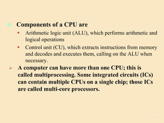 Fundamentals of computers | PPTX
