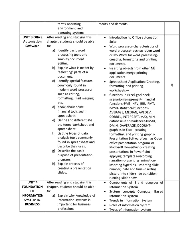 Fundamentals of computers and information technology | PDF