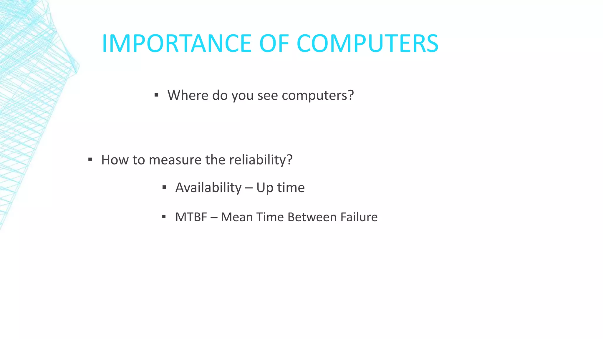 Fundamentals of computer systems | PPT