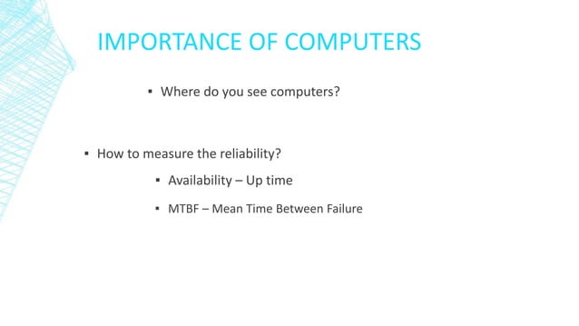 Fundamentals of computer systems | PPT