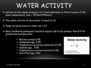 Fundamentals of control of microorganisms in food | PPTX