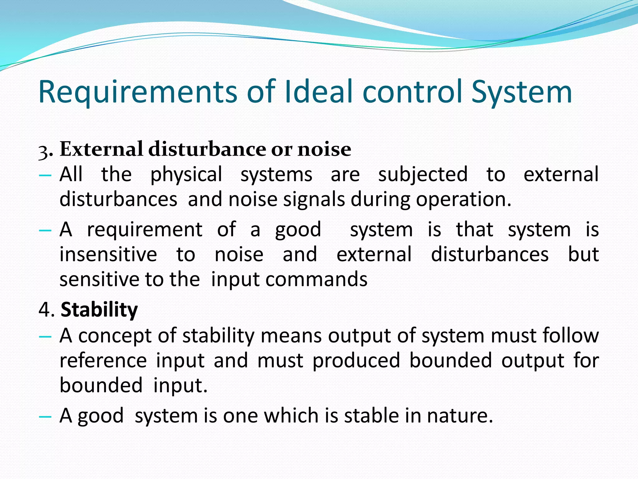 automatic control, Basic Definitions, Classification of Control systems ...