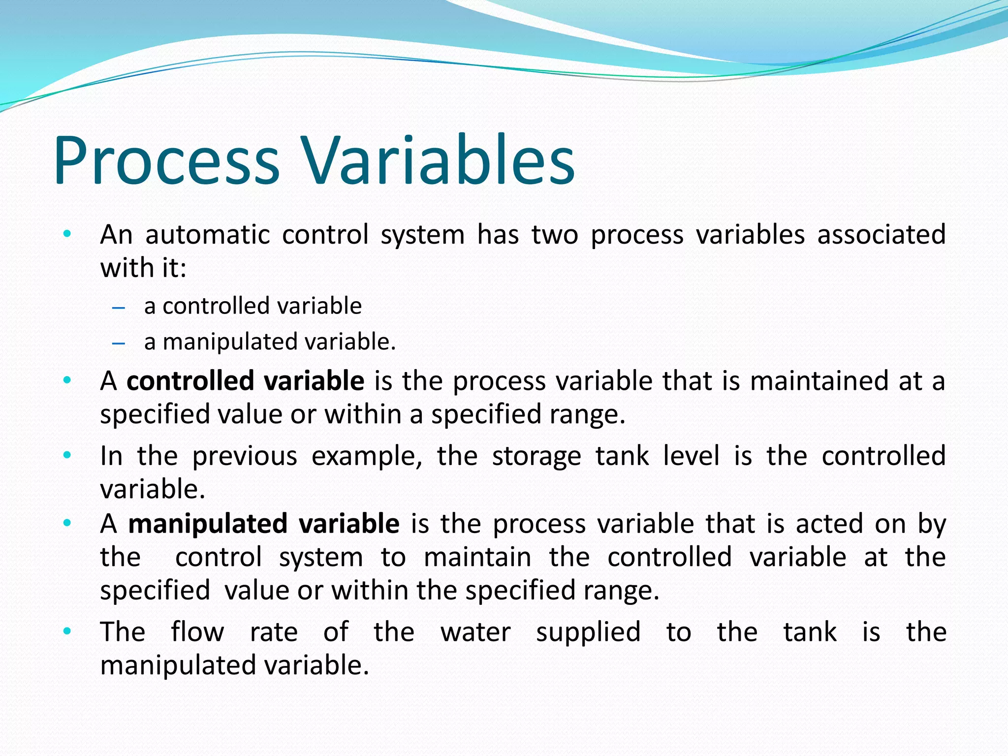 automatic control, Basic Definitions, Classification of Control systems ...
