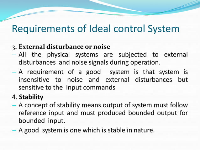 automatic control, Basic Definitions, Classification of Control systems ...