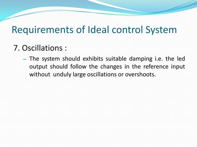 automatic control, Basic Definitions, Classification of Control systems ...