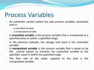 automatic control, Basic Definitions, Classification of Control systems ...