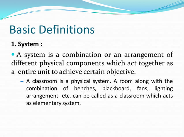 automatic control, Basic Definitions, Classification of Control systems ...