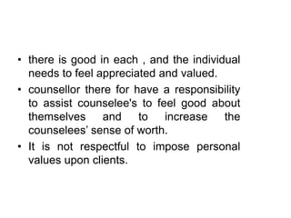 Fundamentals of counselling psychology | PPTX