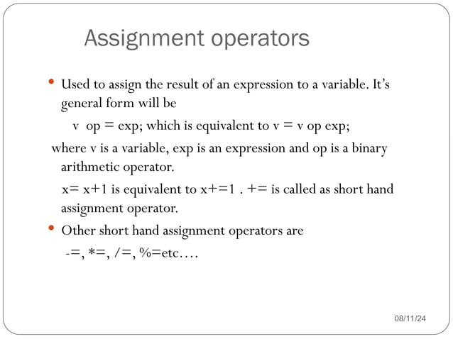 Fundamentals of c programming techniques | PPT