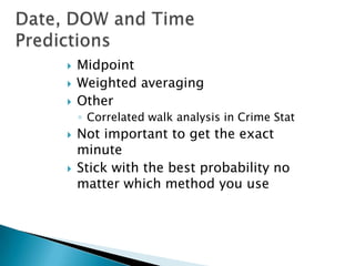 Fundamentalsof Crime Mapping Tactical Analysis Concepts | PPT