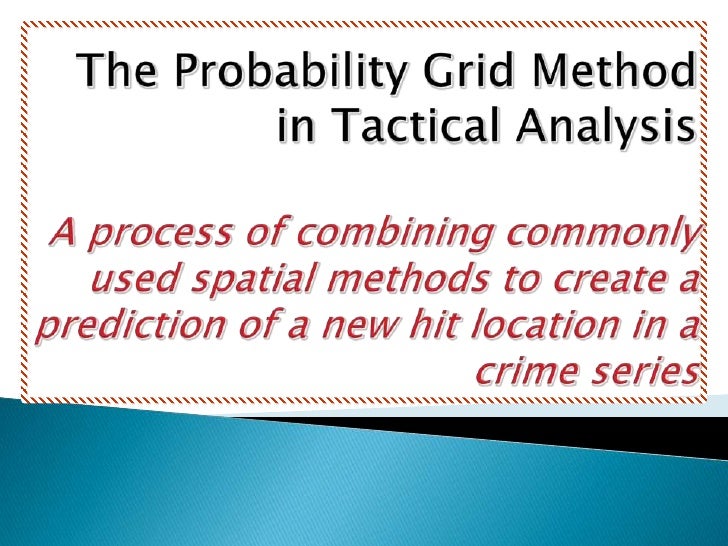 Fundamentalsof Crime Mapping Tactical Analysis Concepts fundamentalsof-crime-mapping-tactical-analysis-concepts