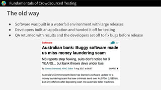 Fundamentals of crowdsourced testing | PDF | Computer Software and ...