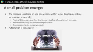 Fundamentals of crowdsourced testing | PDF | Computer Software and ...