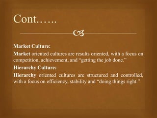 Fundamentals of culture | PPTX