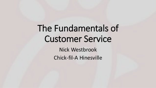 Fundamentals of Customer Service