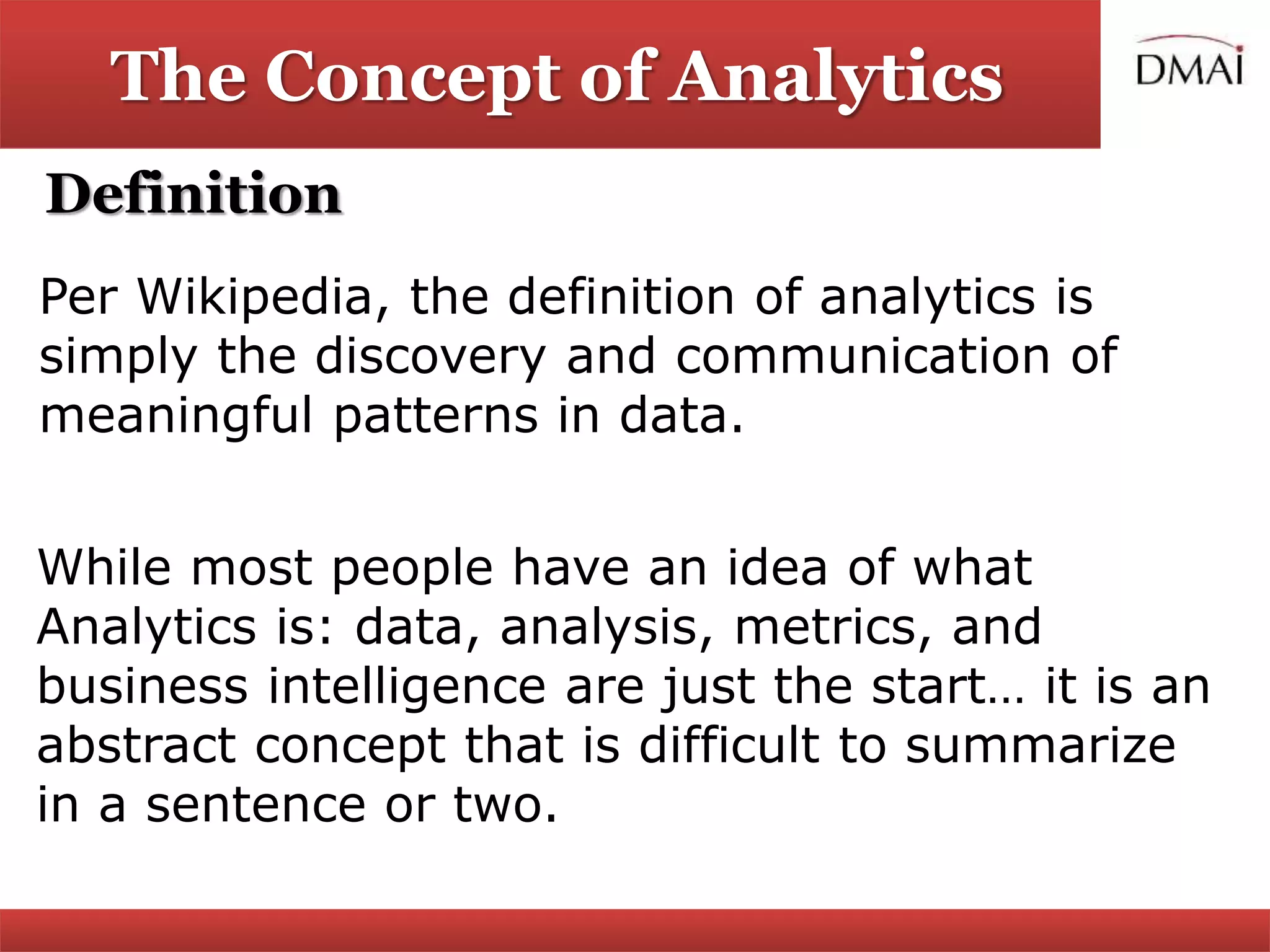 Fundamentals of Data Analytics Outline | PPTX | Databases | Computer ...