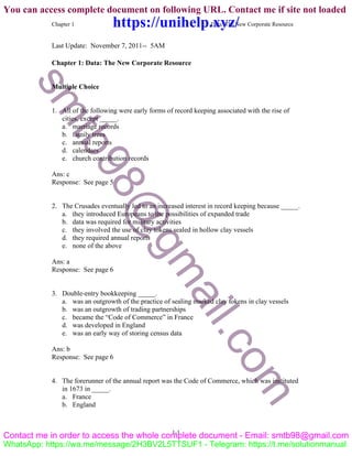 Question Bank: Fundamentals of Database Management Systems by Mark Gillenson | PDF