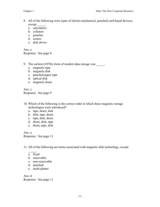 Question Bank: Fundamentals of Database Management Systems by Mark Gillenson | PDF