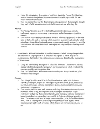 Question Bank: Fundamentals of Database Management Systems by Mark Gillenson | PDF