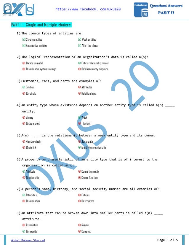 Fundamentals of Database Systems Questions and Answers Fundamentals of Database Systems Questions and Answers