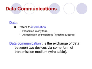 Fundamentals of data network | PPT